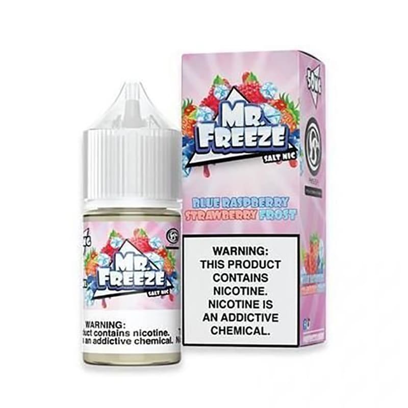 Mr Freeze Salt - Blue Raspberry Strawberry Frost 30ml - Oficina Vapor