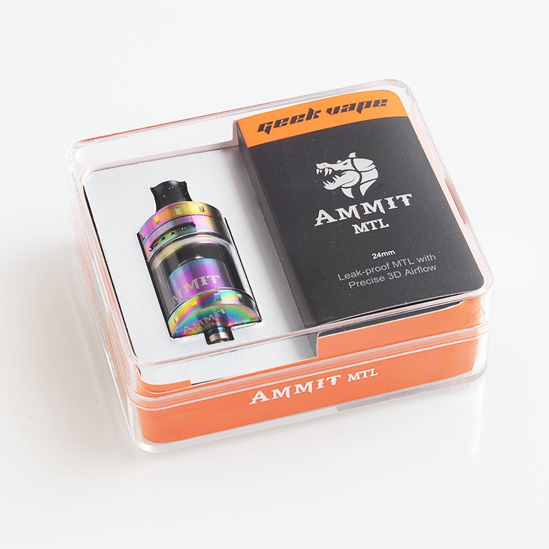 GeekVape - Atomizador Ammit MTL RTA 4ML RAINBOW - Oficina Vapor