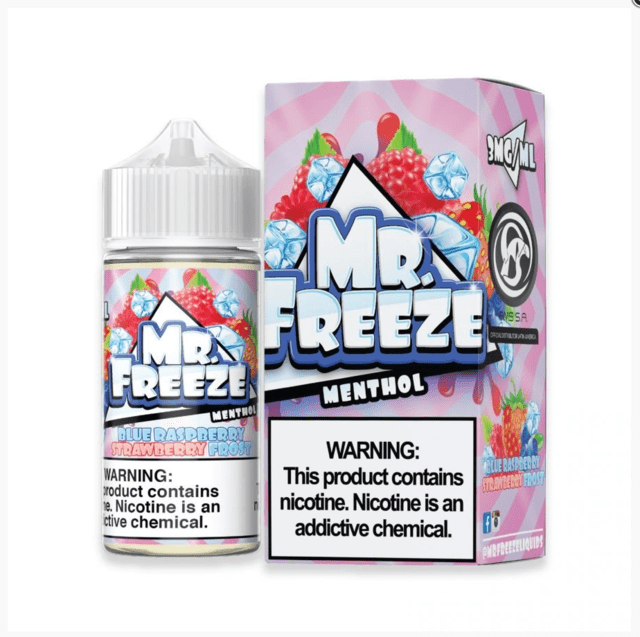 Mr Freeze - Blue Raspberry Strawberry Frost 100ml - Oficina Vapor